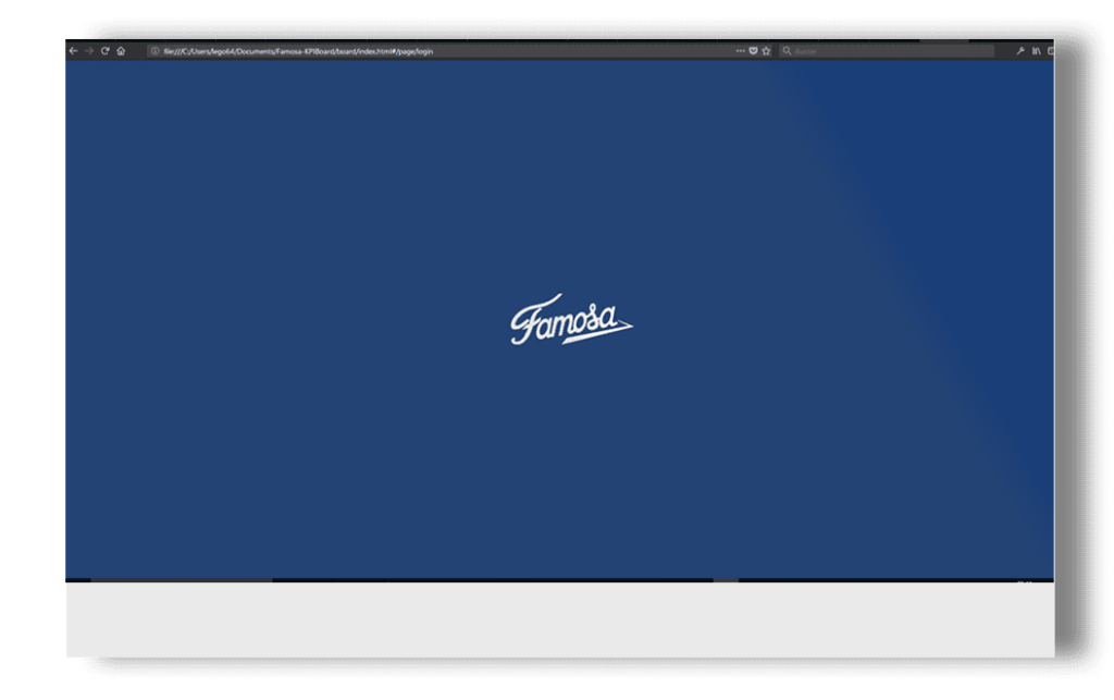 UX/UI LEGO Portafolio Famosa DashBoard – APP