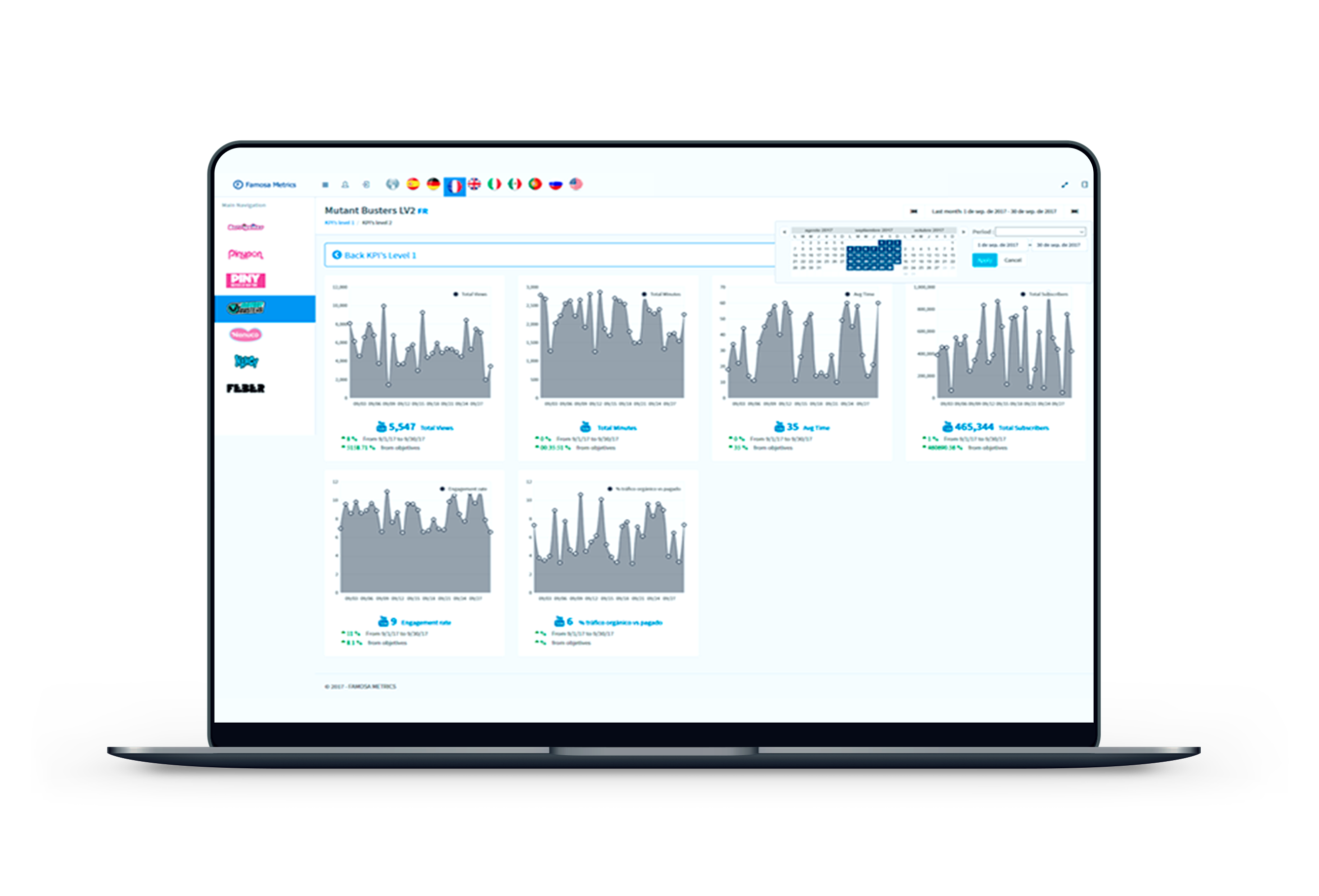 UX/UI LEGO Portafolio Famosa DashBoard – APP
